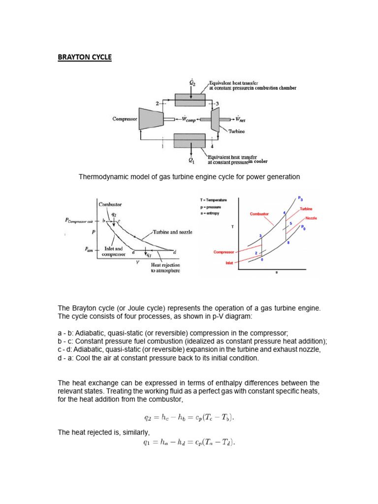 Brayton Cycle | PDF