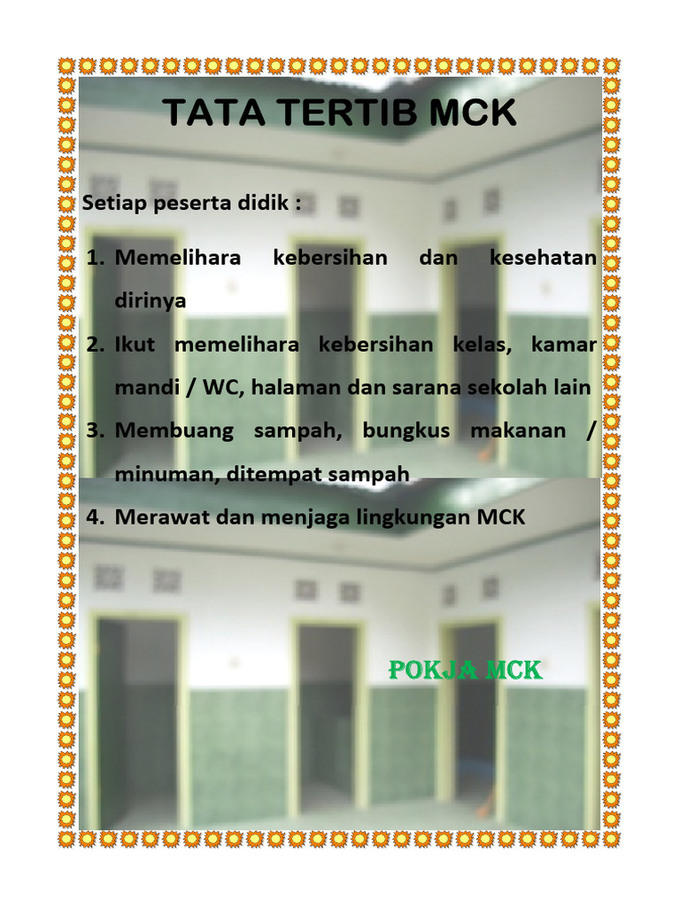 Tata Tertib MCK | PDF