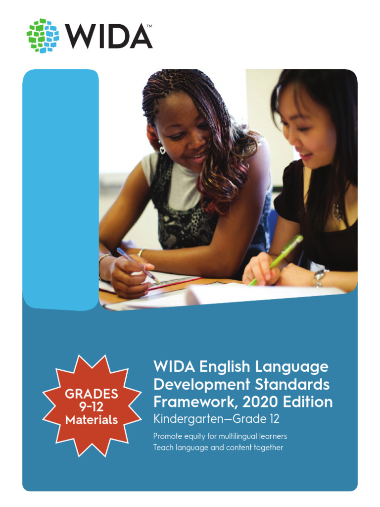 WIDA ELD Standards Framework 2020 | PDF | Multilingualism | Learning