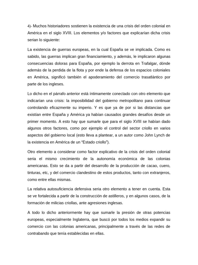 Crísisn Del Orden Colonial | PDF | Imperio español | España