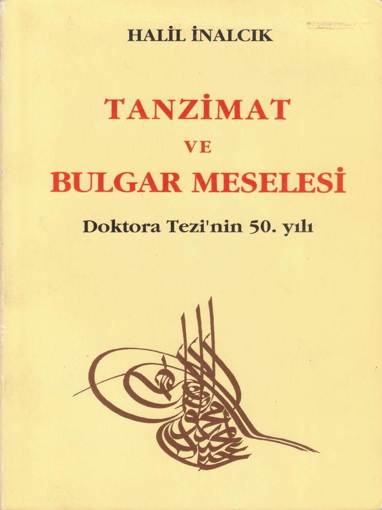 TANZIMAT Ve BULGAR MESELESi | PDF