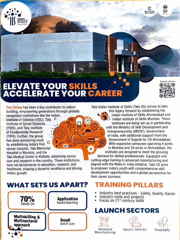 Tata Indian Institute of Skills Overview | PDF | Secondary Sector Of ...
