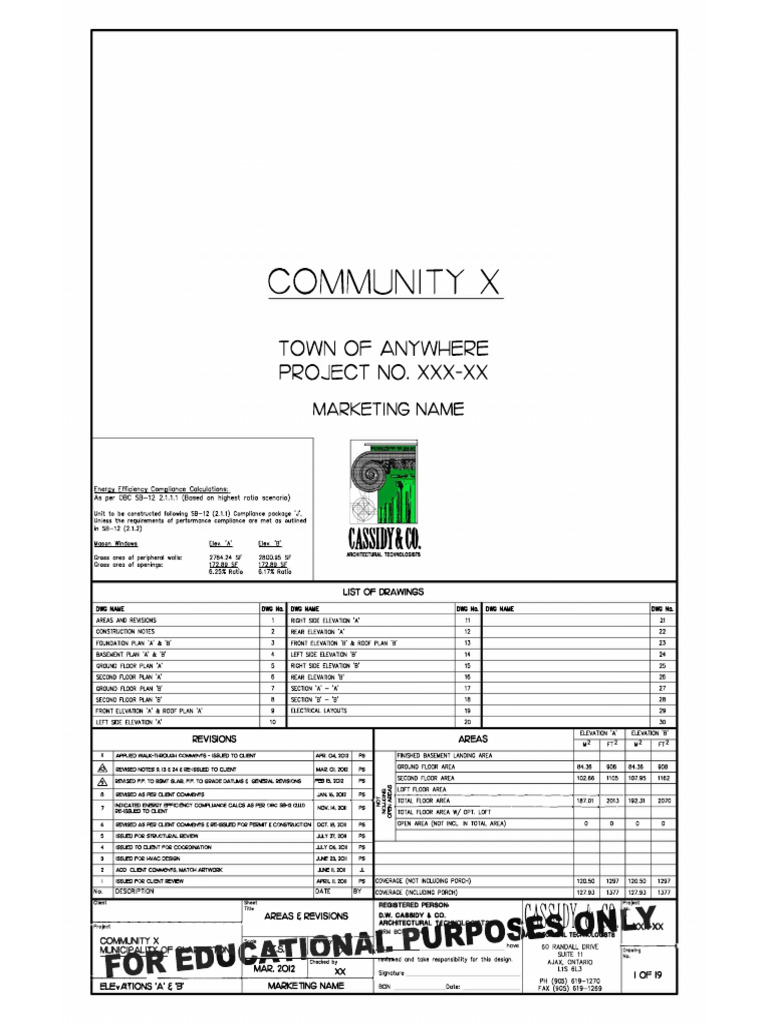 Group Project Drawings-Assignment 3 | PDF