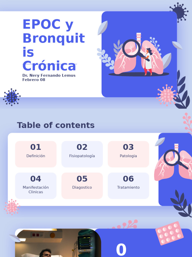 Epoc y Bronquitis Crónica Clase No. 4 | PDF | Enfermedad pulmonar obstructiva crónica ...