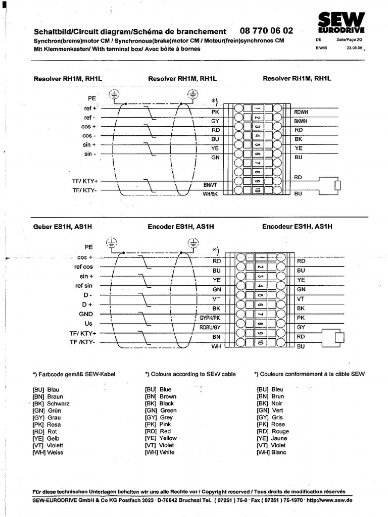 Conexion Encoder - Resolver | PDF