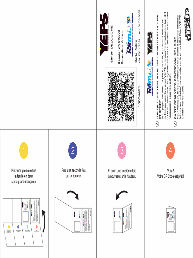 Carte Yeps Valide | PDF
