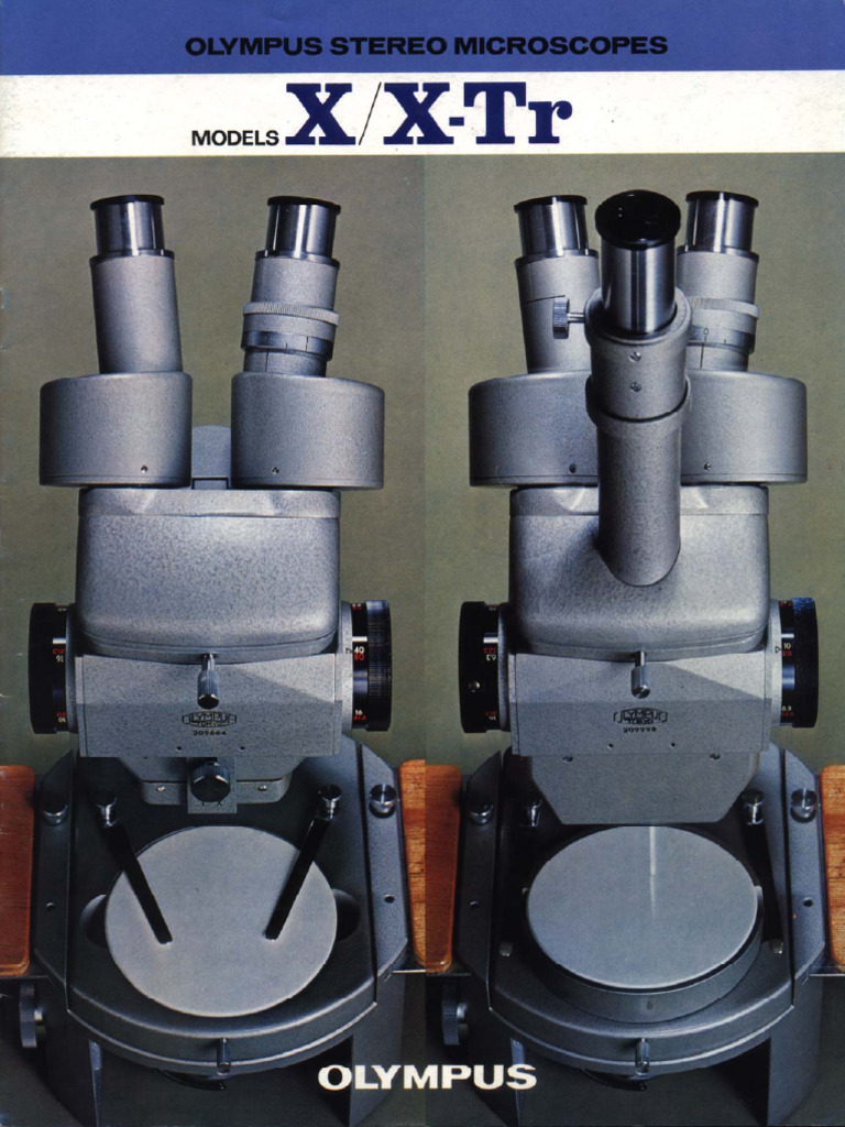 Olympus X and X-TR Brochure | PDF | Optics | Light