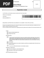 France Visa Application Checklist | PDF