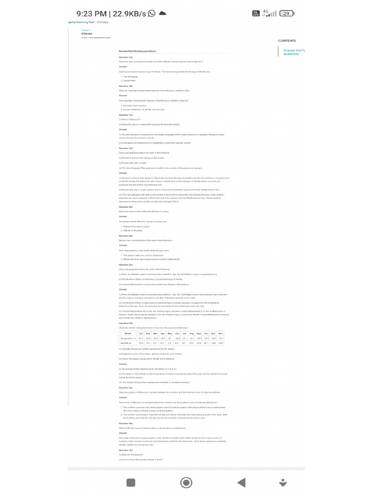 Geography CH 7 | PDF