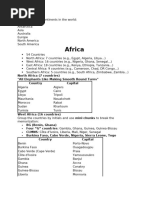 Africa Countries - Map Quiz Game | PDF | Africa | Geography
