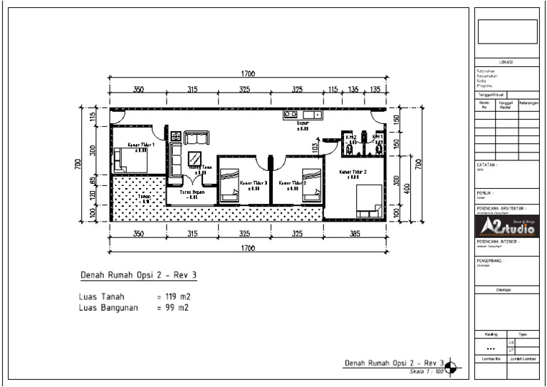 Denah Opsi 2 - Rev 3-1 | PDF