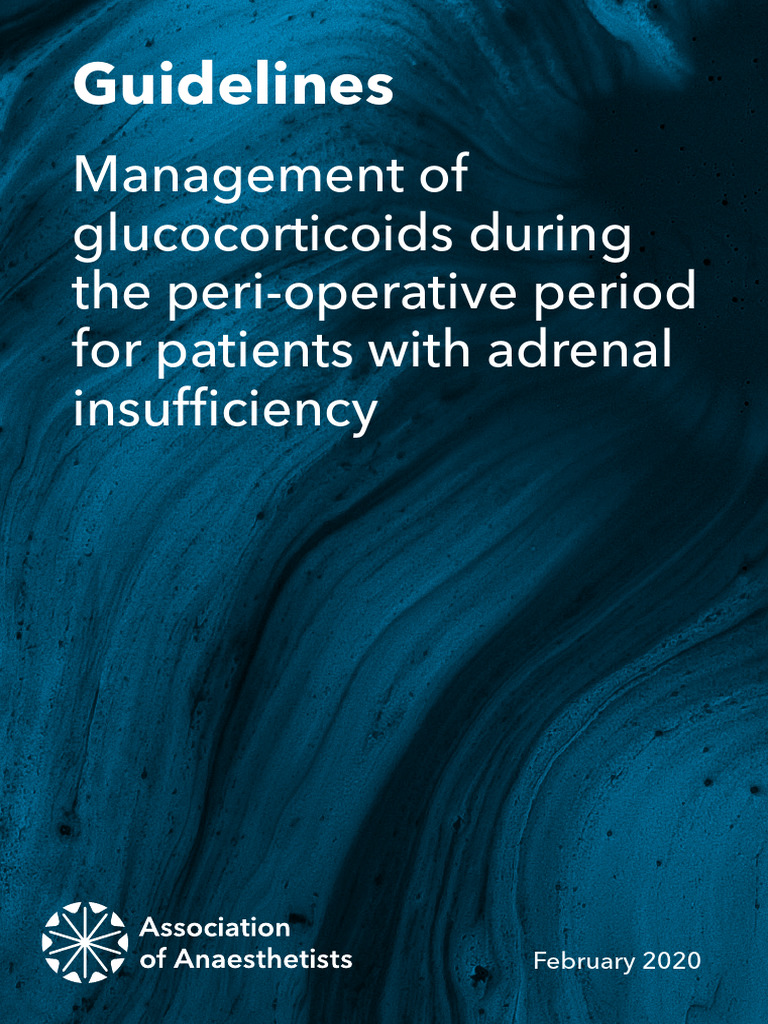 Peri-Operative Glucocorticoid Guidelines | PDF | Adrenal Gland ...