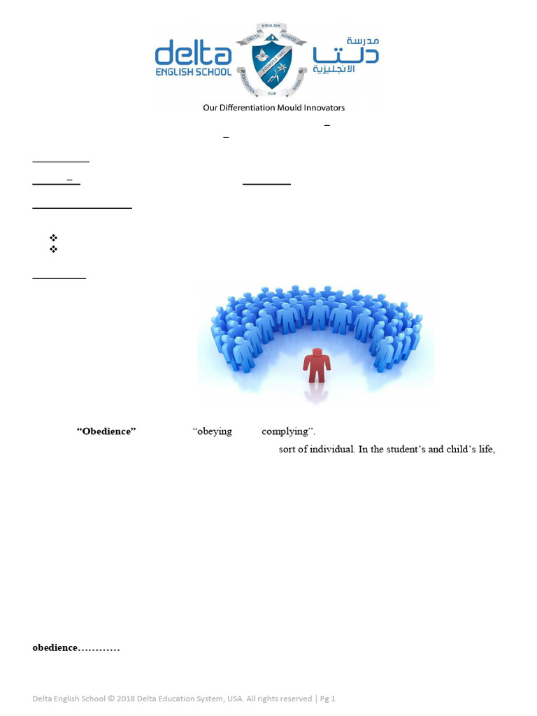 June - Obedience 9ESB | PDF