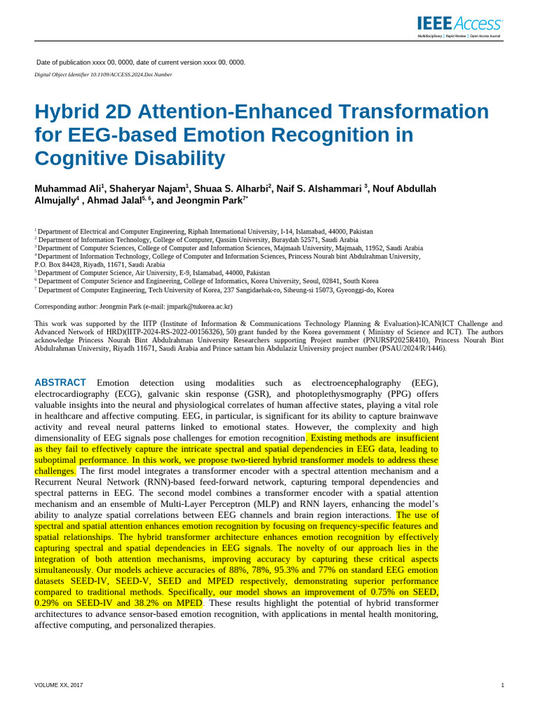 Highlighted | PDF | Spectral Density | Electroencephalography