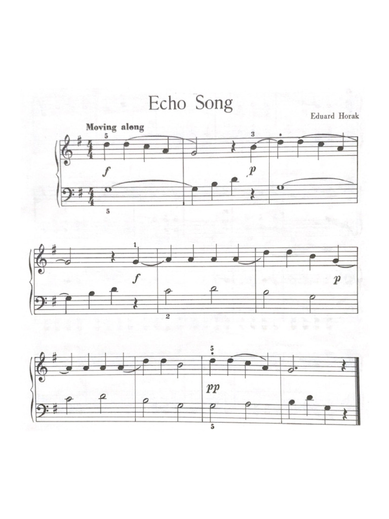 Horak Echo Song | PDF