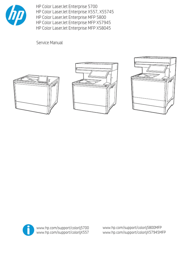 HP Color LaserJet Enterprise 5700, X557 | PDF | Power Supply | Image ...