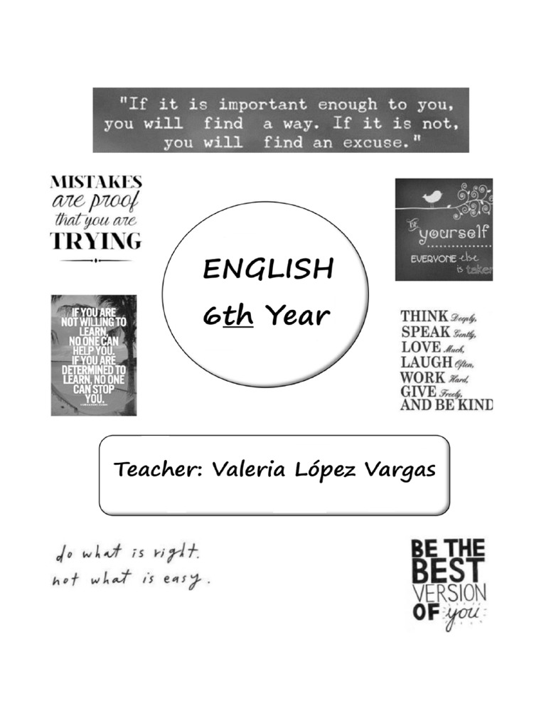 6th Year BOOKLET | PDF