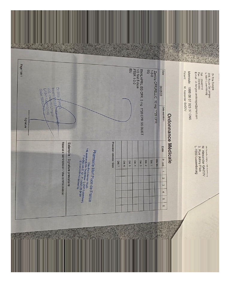 Ordonnance With Image and Text | PDF