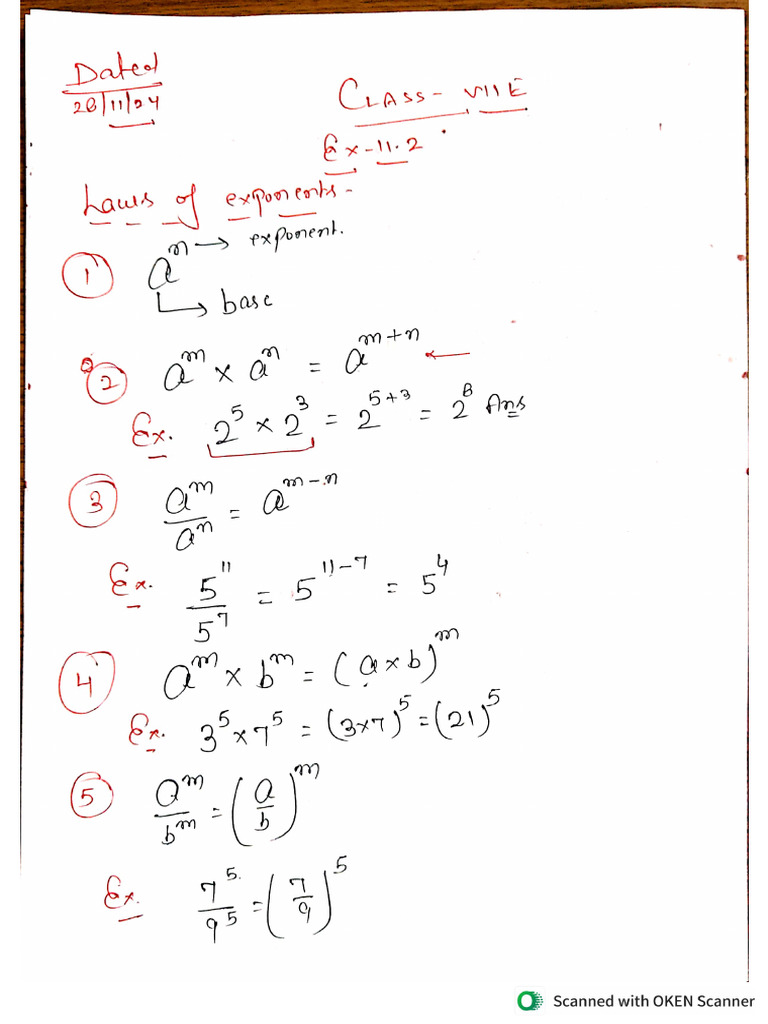 7 E Maths CW 28.11.2024 | PDF