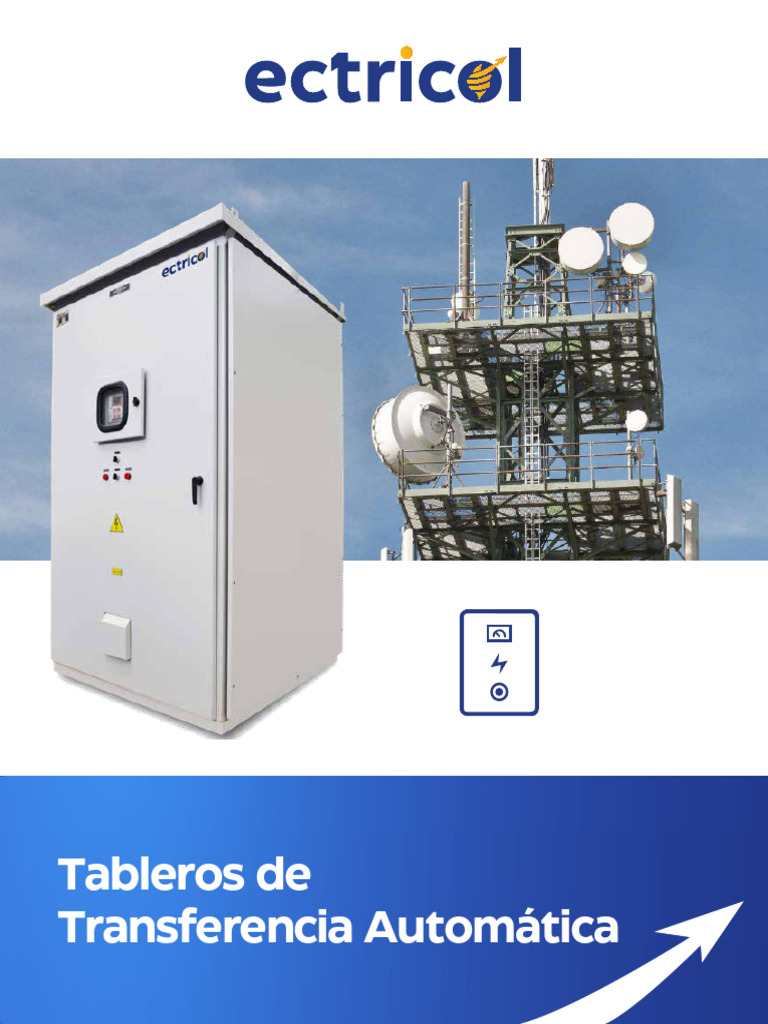 Ficha Técnica Tableros de Transferencia Automática | PDF | Ingenieria Eléctrica | Electricidad