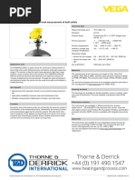 VEGAPULS C 21 Radar Sensor Datasheet | PDF | Radar | Equipment