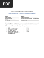 Branch: CIF (Customer Information File) Opening Form For Personal CIF ...