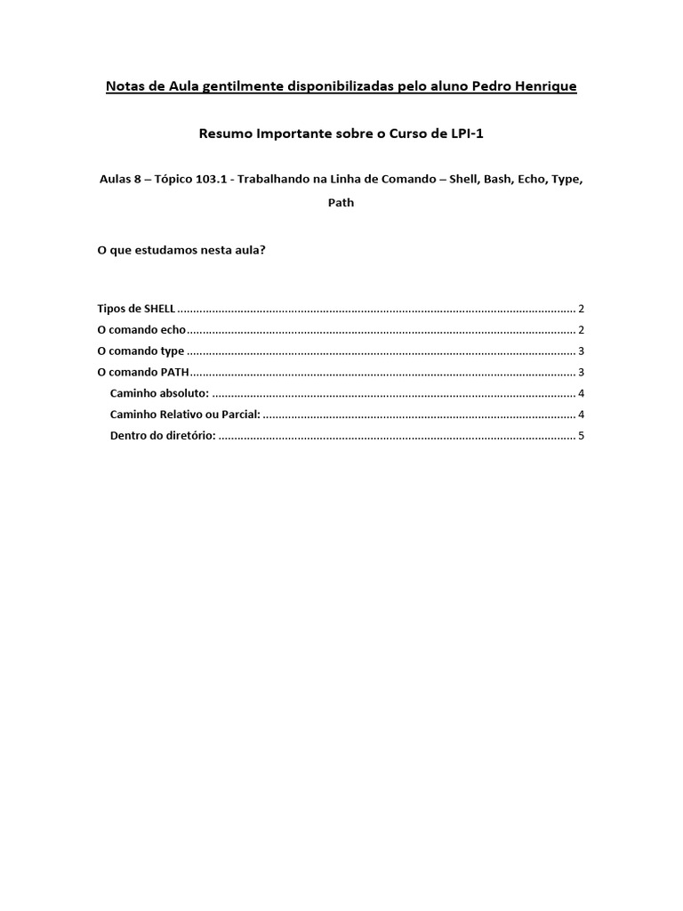 Anota Es de Aula T Pico 103.1 SHELL | PDF | Shell (informática ...