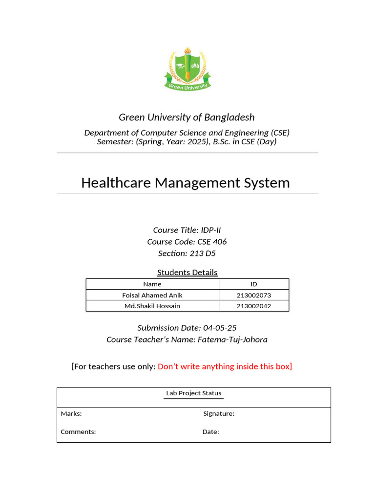 HMS Project Report Final | PDF | Software Development Process | Agile Software Development