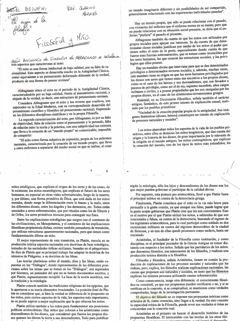 Sobre Los Mitos | PDF