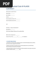 ENG - Professional Football Player Contract | PDF | Wage | Arbitration