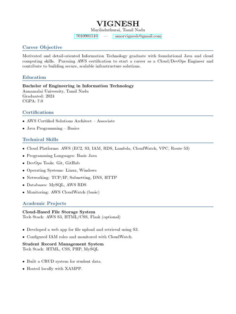 My Be Resume | PDF