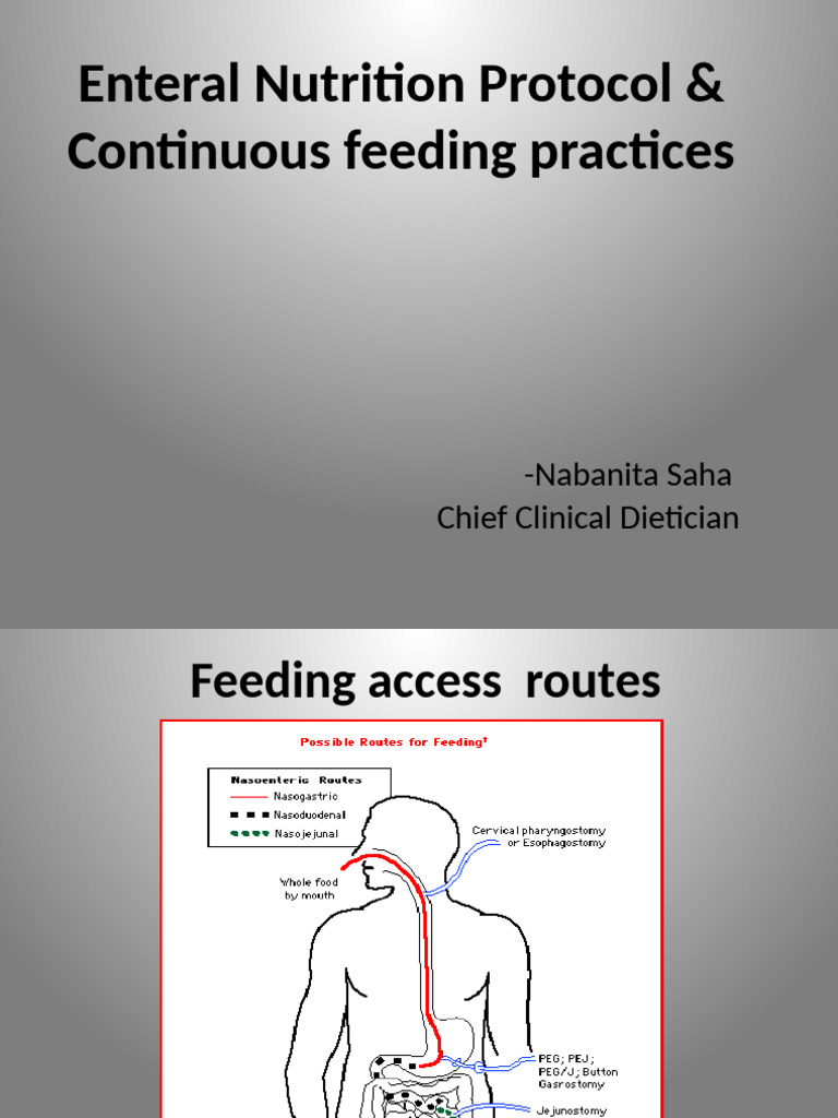 Tube Feeding Protocol | PDF | Intensive Care Medicine | Gastroenterology