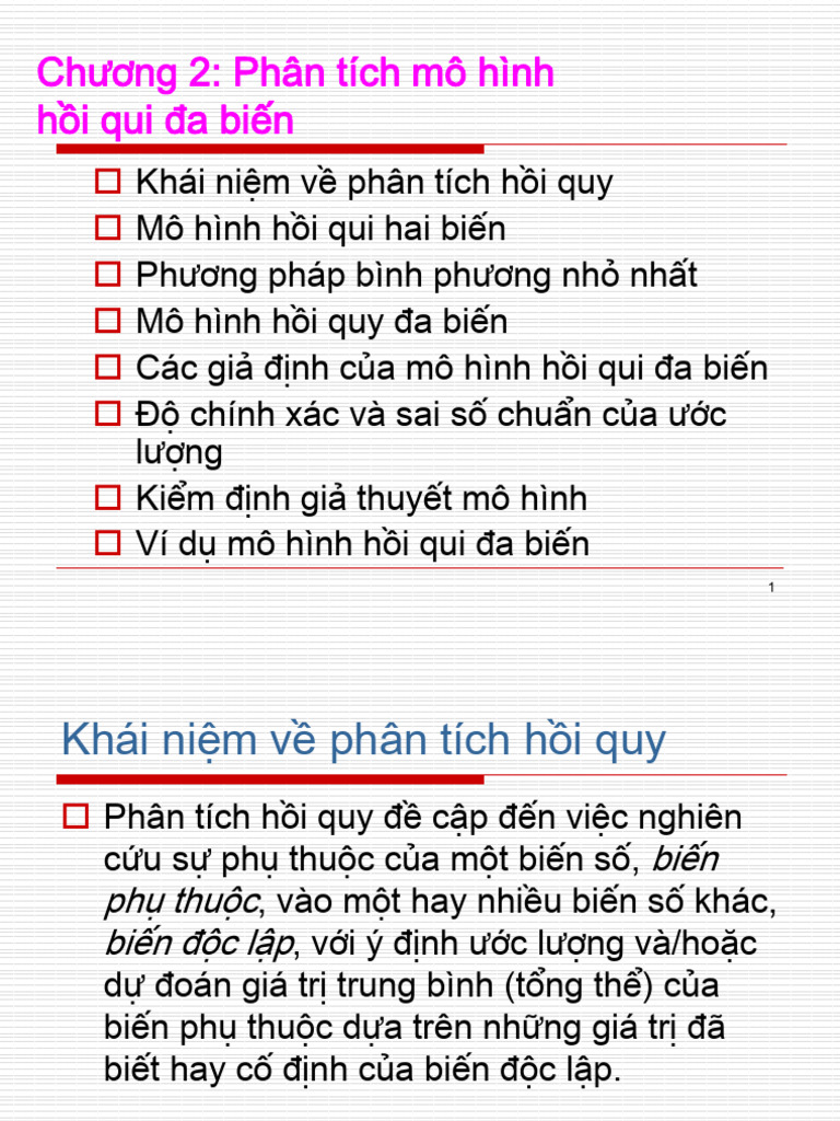 Chuong - 2 - Hoi Quy Da Bien KTL | PDF