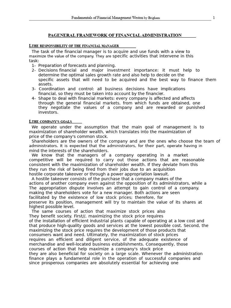 Financial Management Fundamentals by Brigham | PDF | Yield Curve | Interest