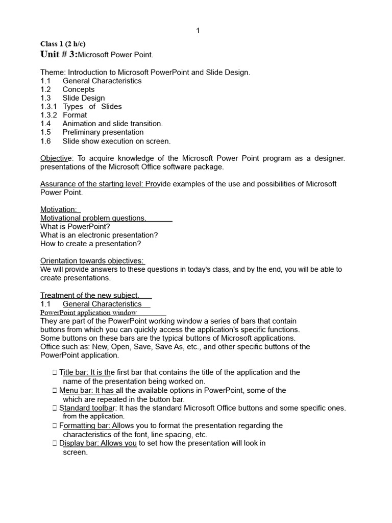 PowerPoint 2006 Lesson Plan | PDF | Microsoft Power Point | Window ...