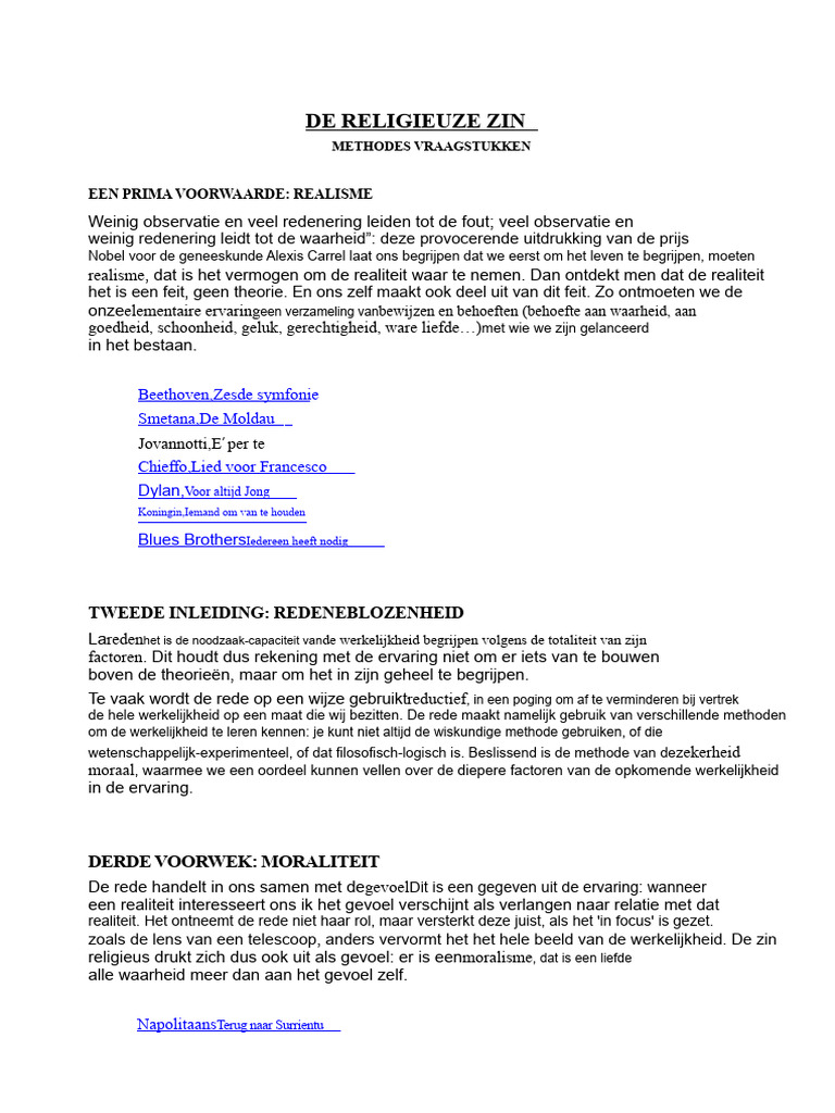De Religieuze Zingeving - Cantus | PDF