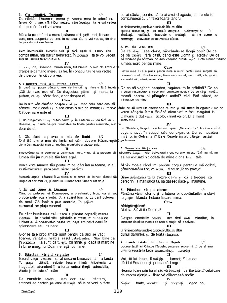 Himnario Majestuoso Textul Complet | PDF