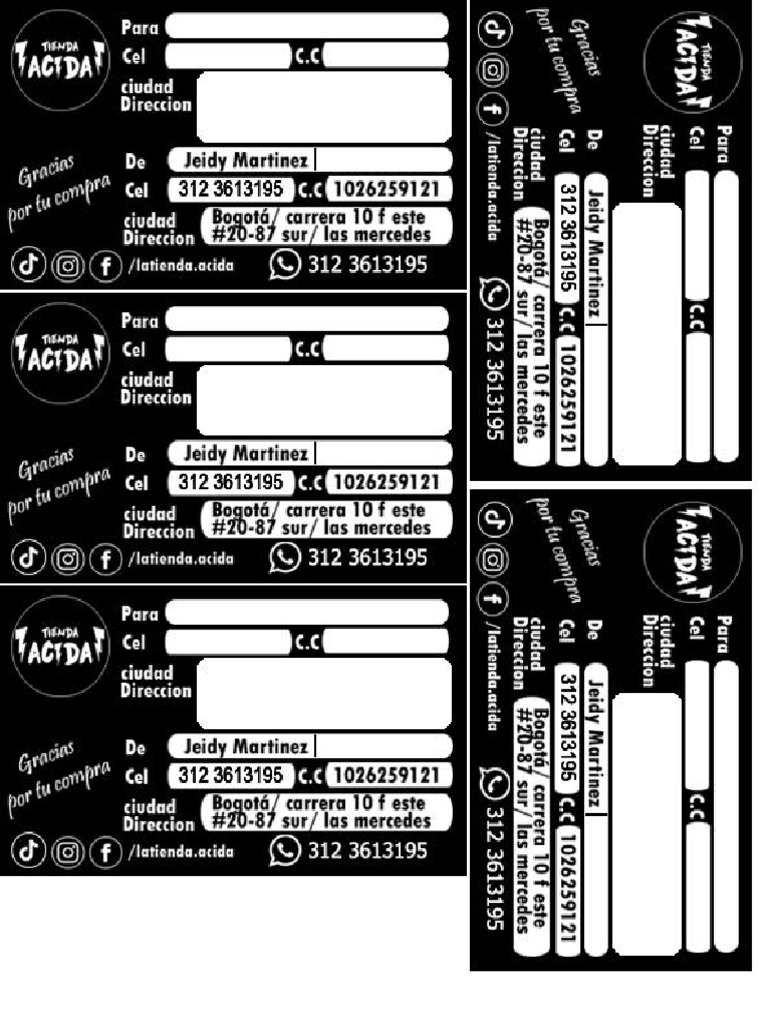 Hoja Envios PDF 2023 | PDF