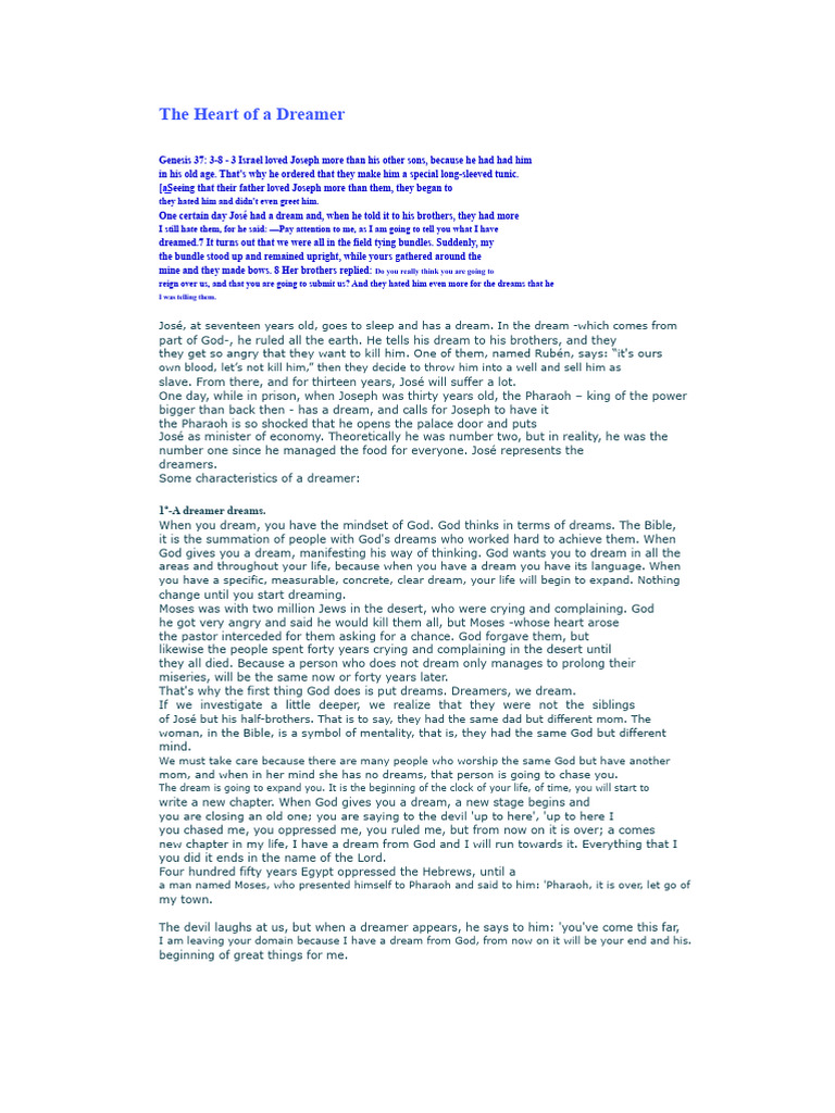 Bernardo Stamateas The Heart of A Dreamer | PDF | Elijah | Jesus