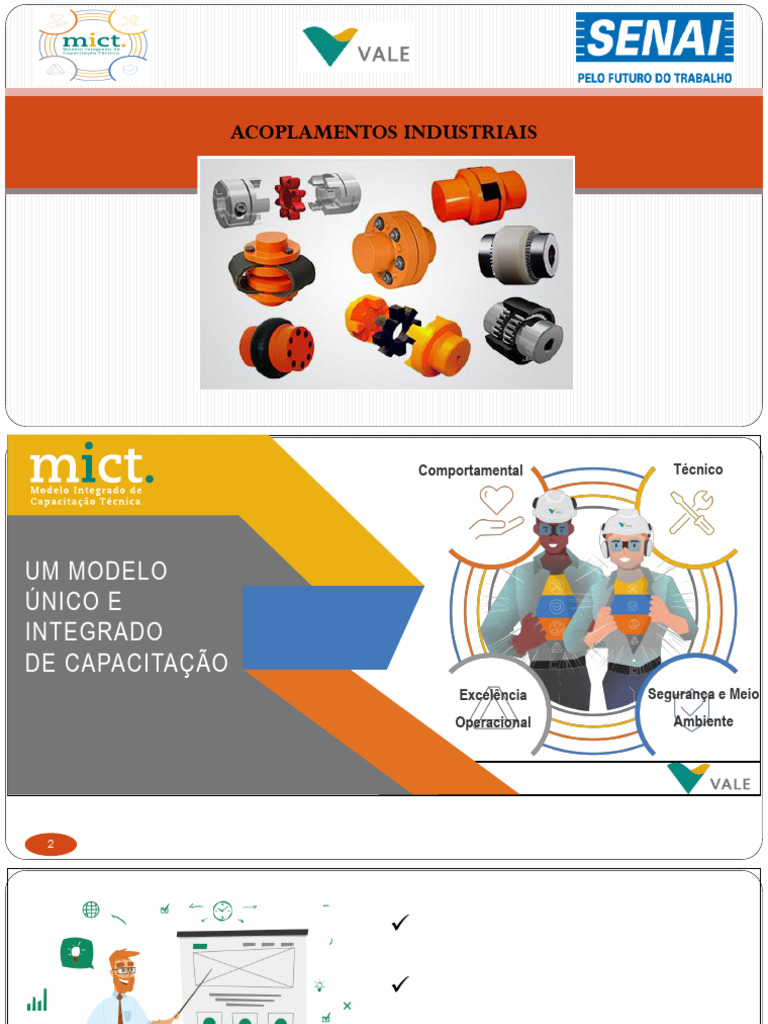 Tipos de Acoplamentos Industriais | PDF | Rotação | Motores
