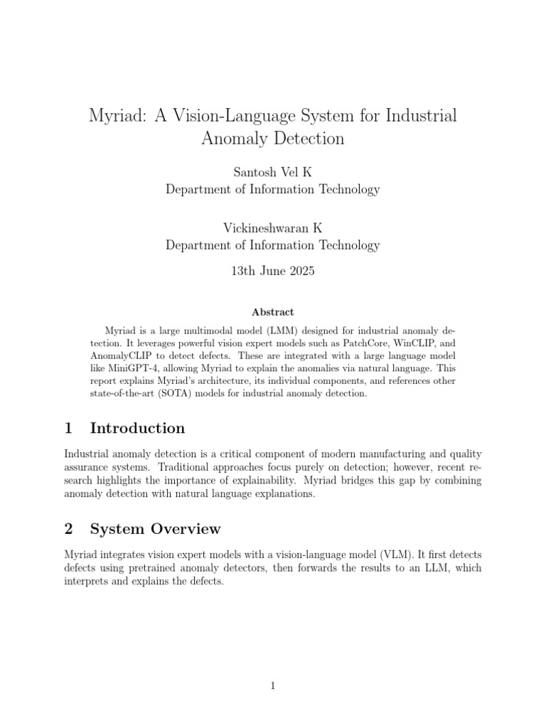 Industrial Anamoly Detection Research 1 | PDF | Information Science ...