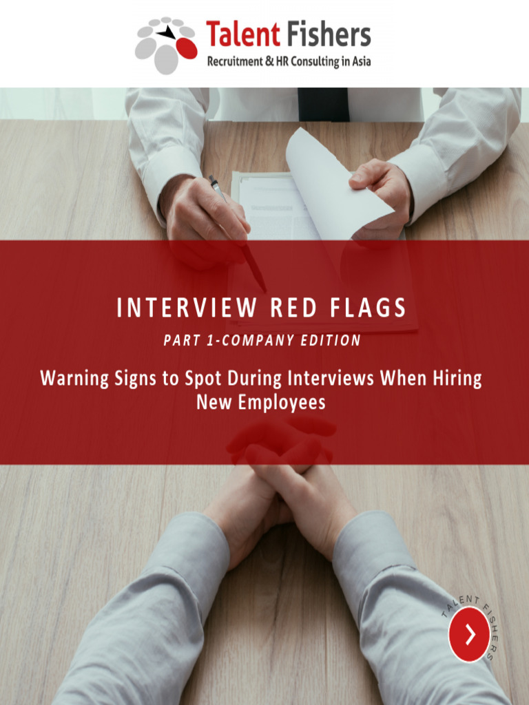 Interview Red Flags | PDF | Motivational | Motivation