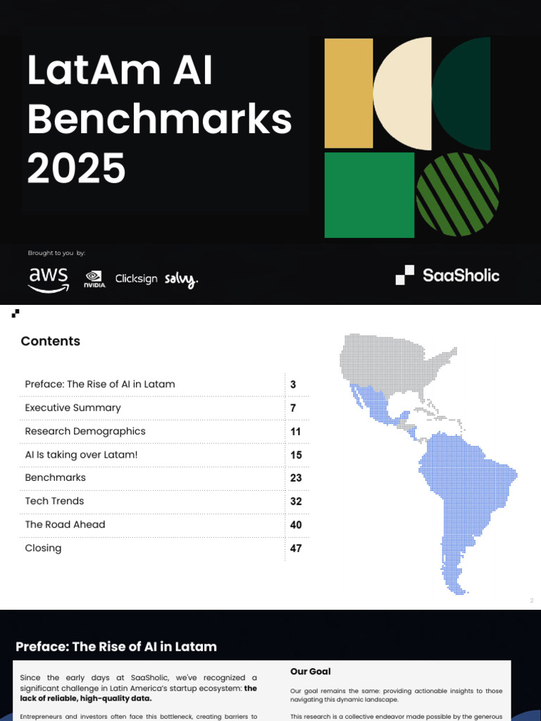 LatAm AI Benchmarks 2025 | PDF | Artificial Intelligence | Intelligence (AI) & Semantics