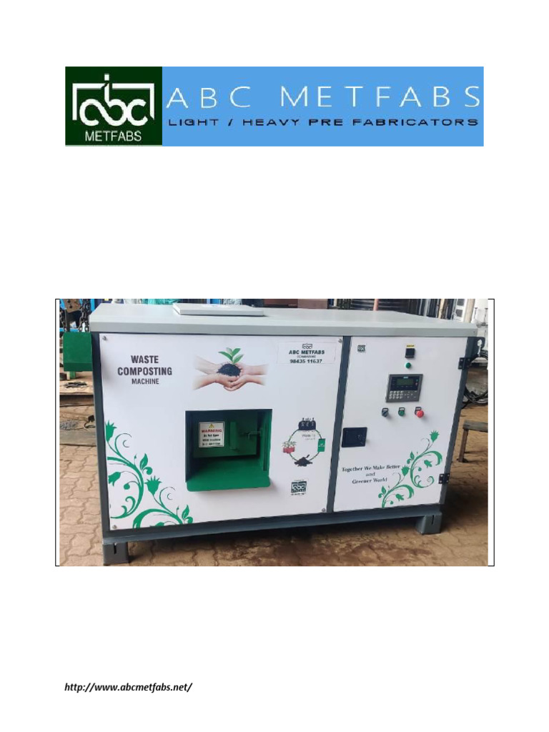 Organic Composting Machine | PDF