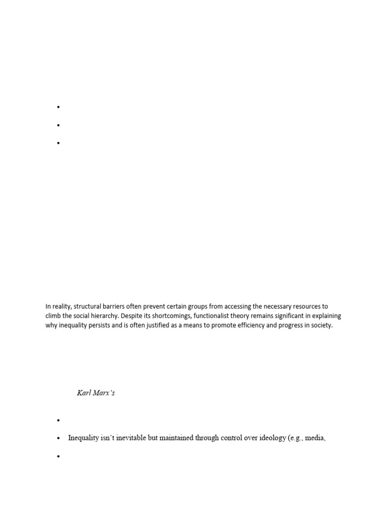 Functionalist Theory of Inequality | PDF | Economic Inequality ...