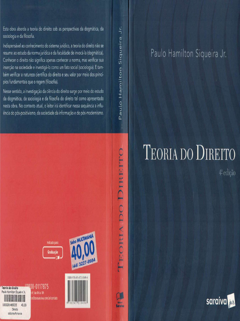 Teoria Do Direito Paulo Hamilton Siquira Jr. | PDF