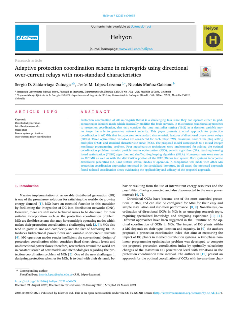 Adaptive Protection Coordination Scheme in Microgrids Using Directional Over-Current Relays With ...