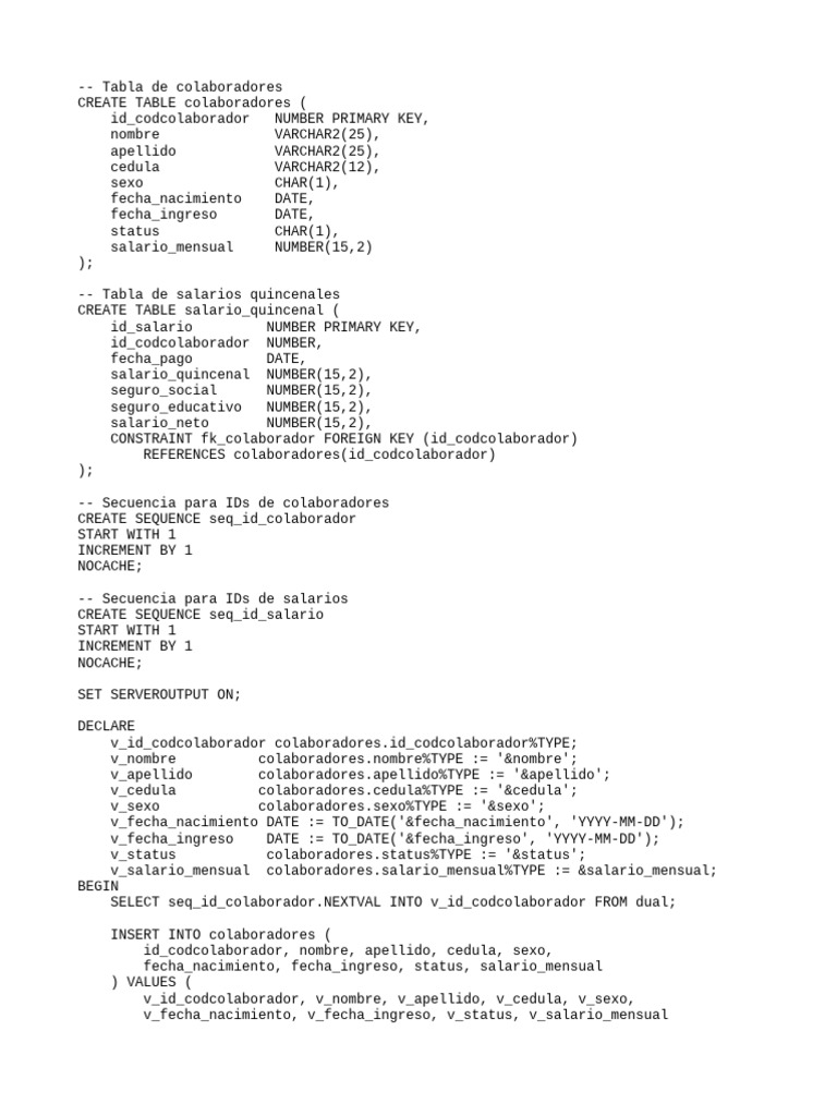 Lab6 - Final | PDF | Bases de datos | SQL