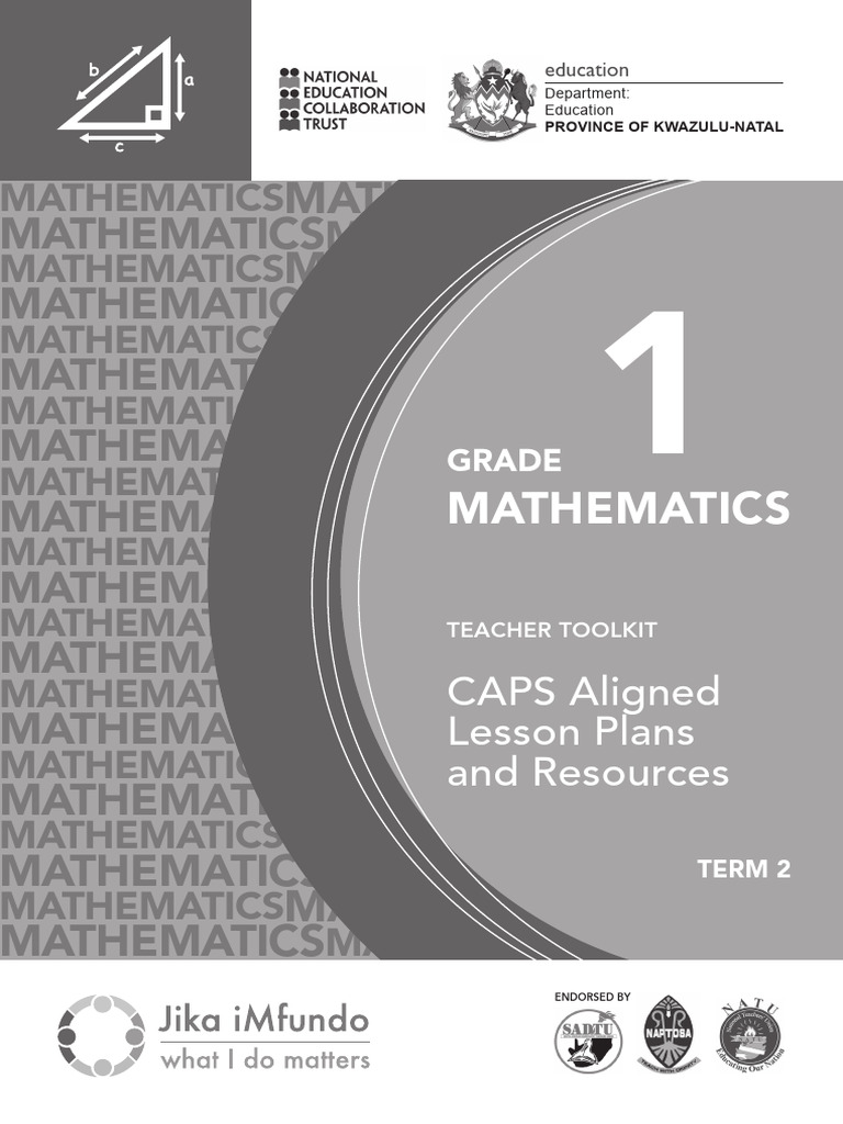 Grade 1 Term 2 Mathematics Plans | PDF | Lesson Plan | Inclusion ...