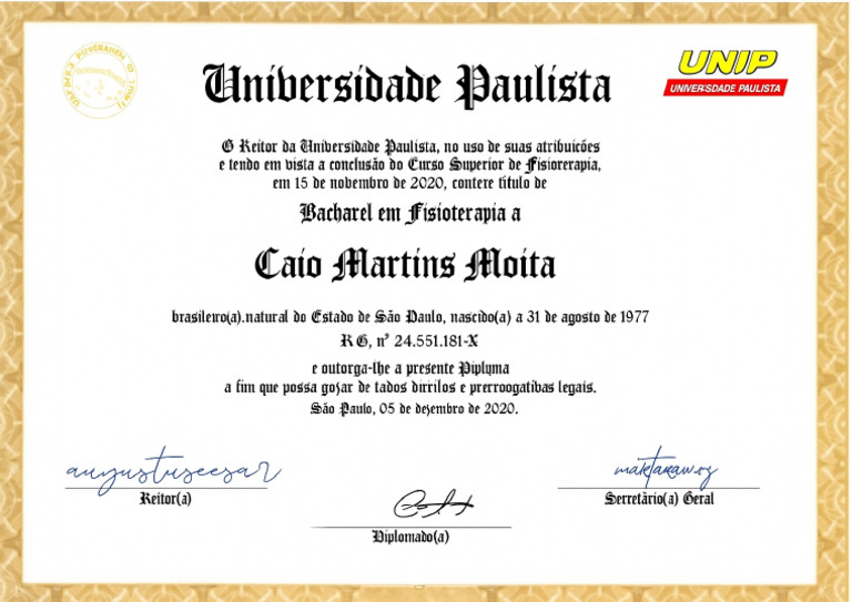 Diploma Editado 2020 | PDF